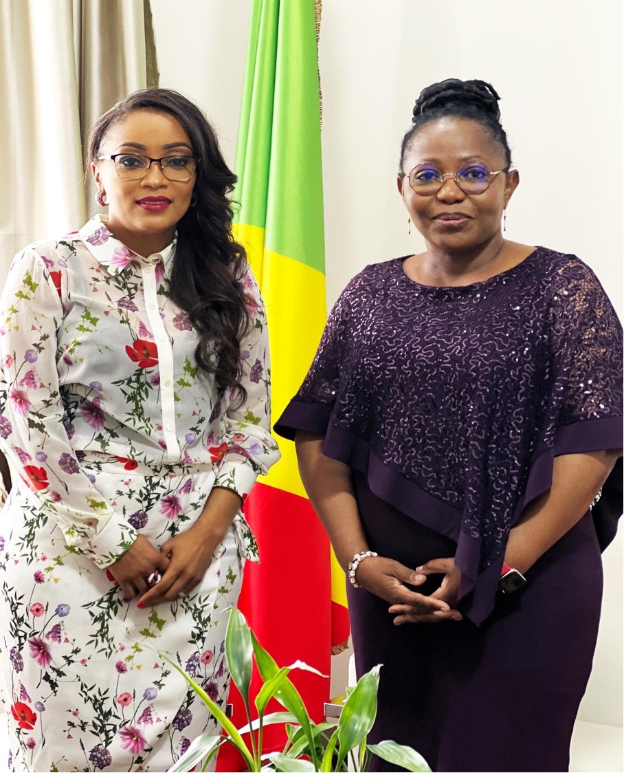 Entretien avec Mme la Ministre Mikolo – Fondation Sounga